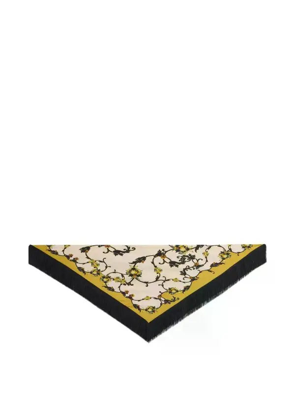 La DoubleJ Reversible Fringe Foulard 90 - Neutrals