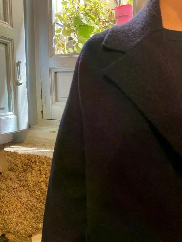 LEBOR GABALA Herringbone-pattern Patch-pocket Coat