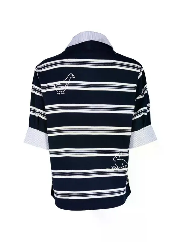 Sea Mina Striped Polo Shirt