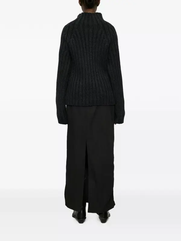 Our Legacy Block Funnel Ribbed Sweater