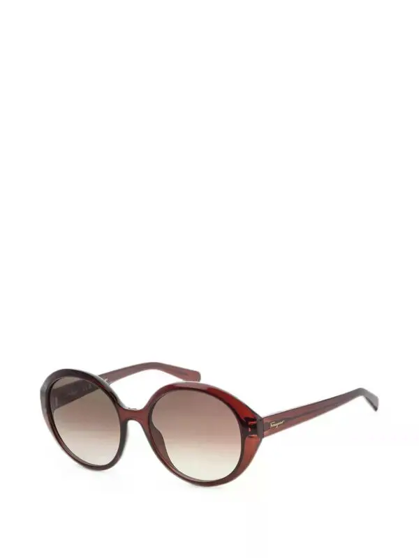FERRAGAMO Round-frame Sunglasses - Brown