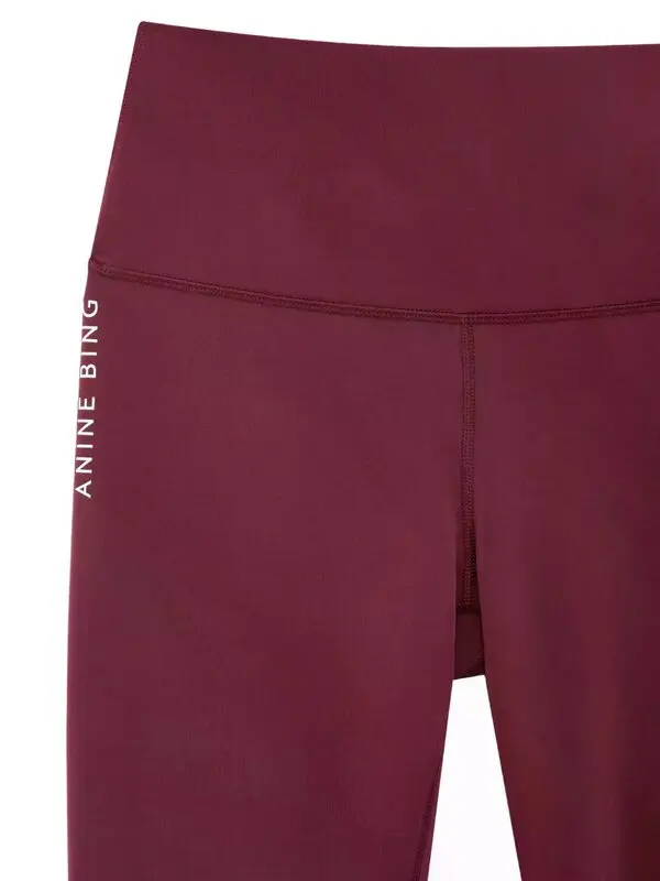 ANINE BING Dave Leggings Burgundy