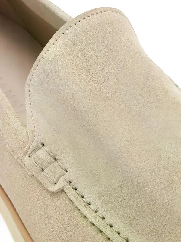 Magnanni Suede Almond-toe Loafers
