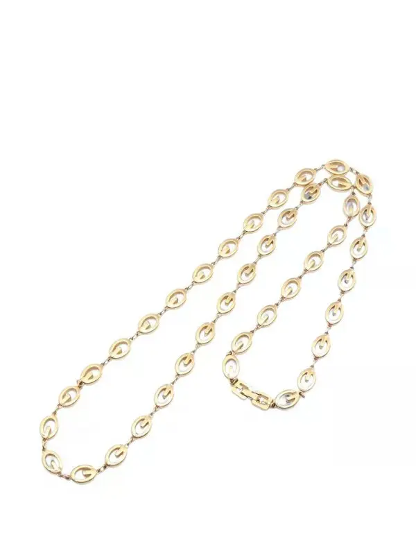Givenchy 2010s G Logo Chain Necklace - Gold