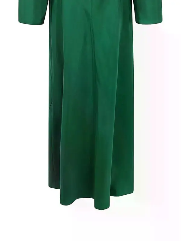 RÓHE Silk Long-sleeve Maxi Dress