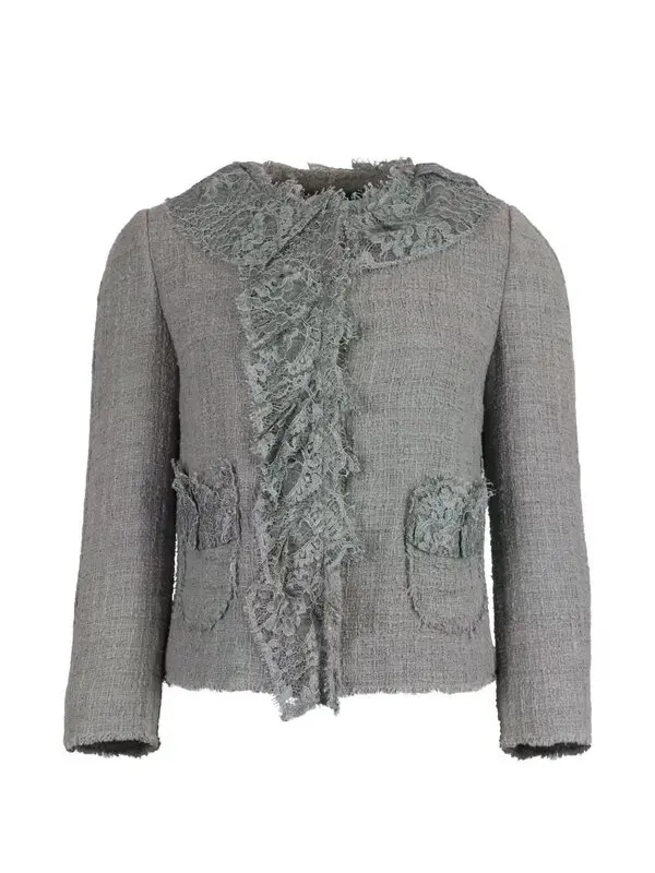 Dolce & Gabbana Lace Boucle Jacket