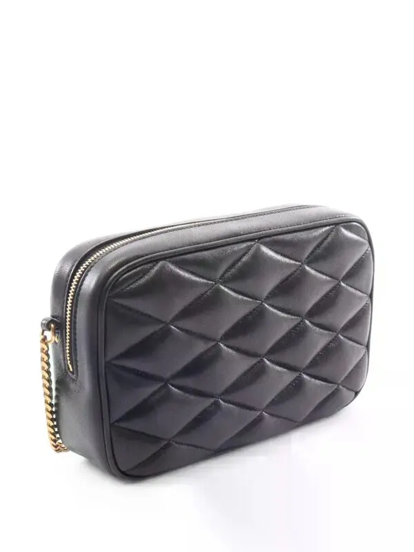 Saint Laurent 2020s Quilted Leather Camera Bag