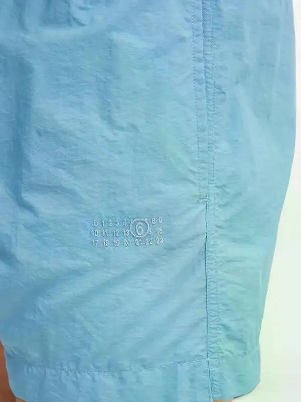 MAISON MARGIELA Logo-print Drawstring Swim Shorts