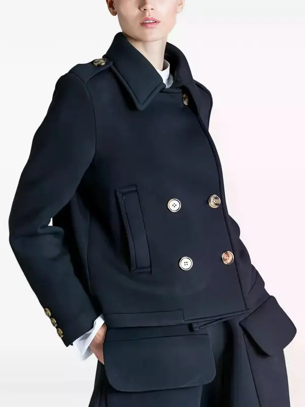 PSOPHIA Double-breasted Buttoned Jacket