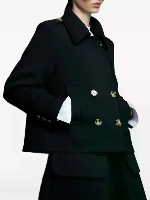 PSOPHIA Double-breasted Buttoned Jacket