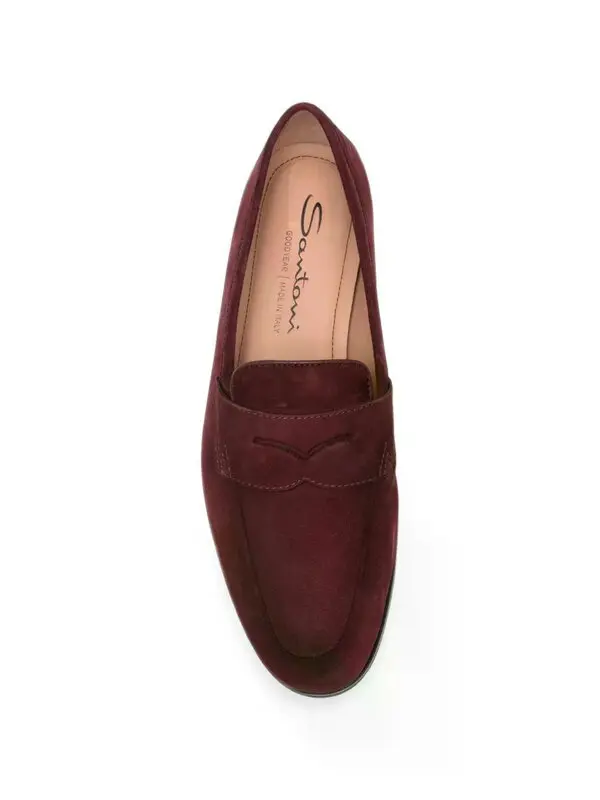Santoni Carla Suede Loafers