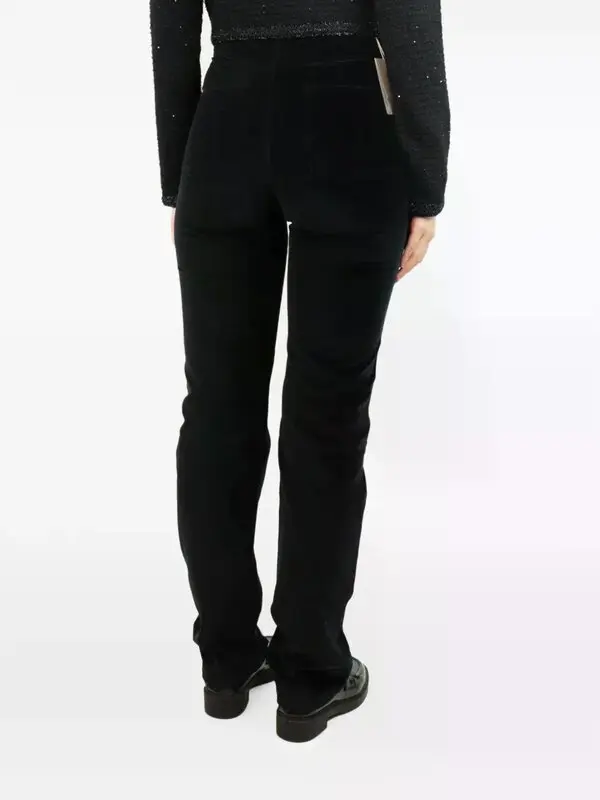 WRONG GENERATION Velvet Straight-leg Trousers