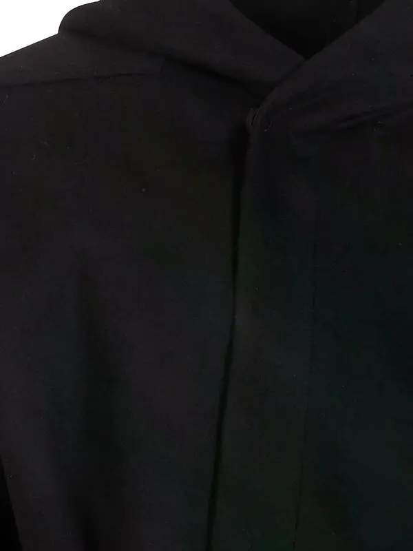 Rick Owens Hooded Belted Coat