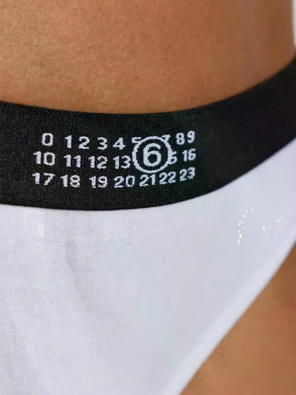 MAISON MARGIELA Logo-print Briefs