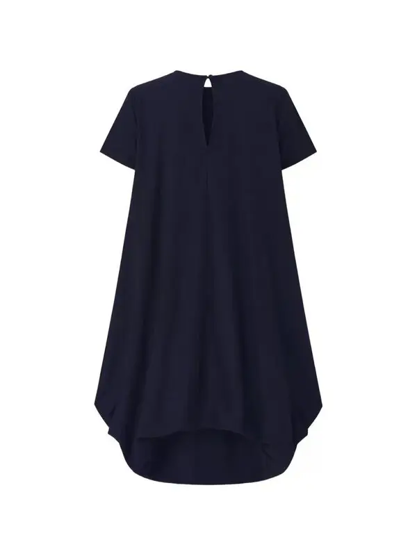 MEIMEIJ Bubble-hem Short-sleeve Midi Dress