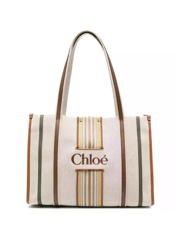 Chloé Woody Loop Printed Tote Bag