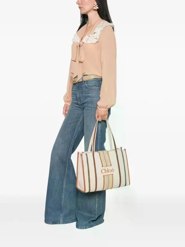 Chloé Woody Loop Printed Tote Bag
