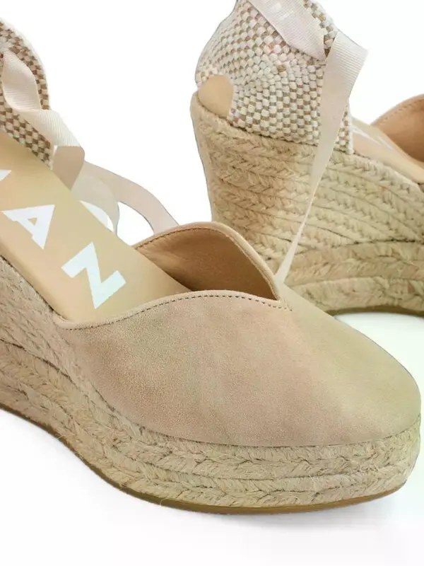 Manebí Wedge-heel Tie-fastening Espadrilles