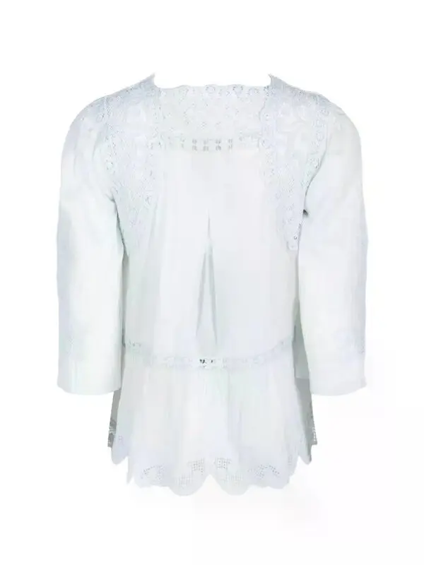 Farm Rio Richelieu Embroidered Shirt