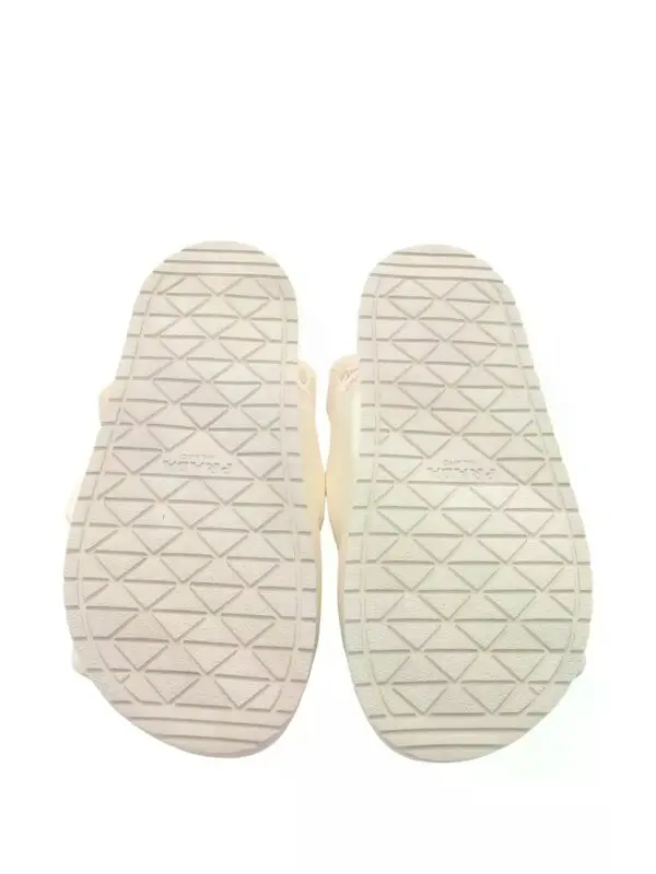 Prada Triangle Logo Touch-strap Sandals