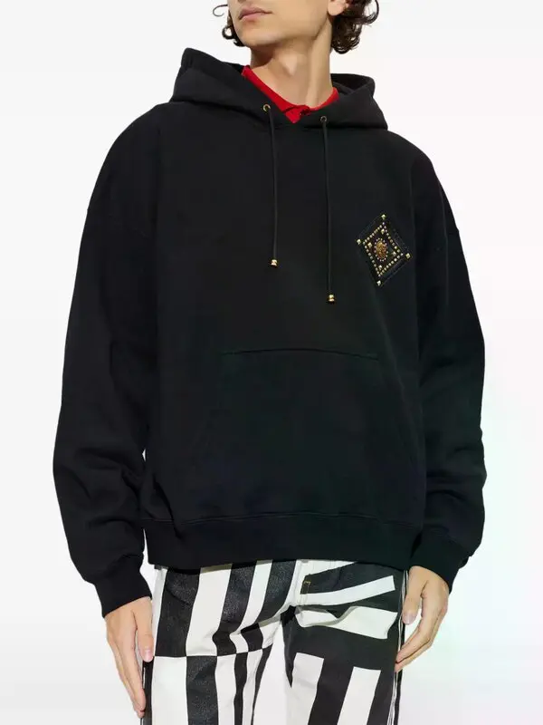 Versace Embellished Cotton-jersey Hoodie