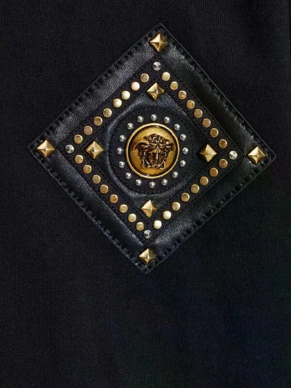 Versace Embellished Cotton-jersey Hoodie