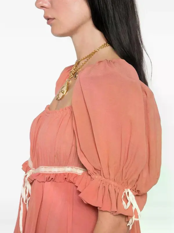 Chloé Ruffled Silk Georgette Mini Dress