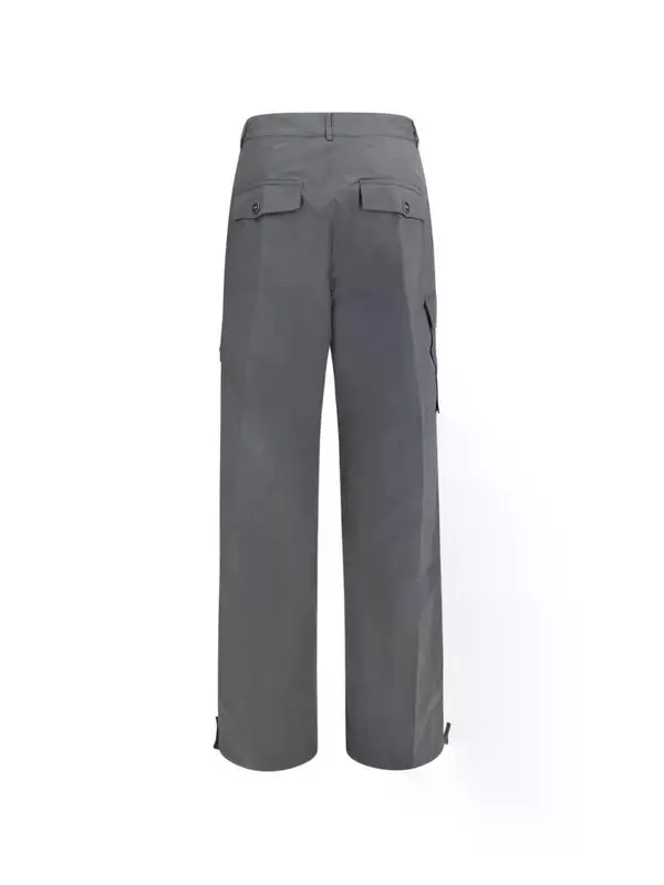 GANNI Patch-pocket Cargo Pants - Grey