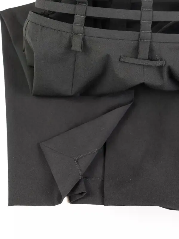 JEAN PAUL GAULTIER Cage Detail Midi Skirt
