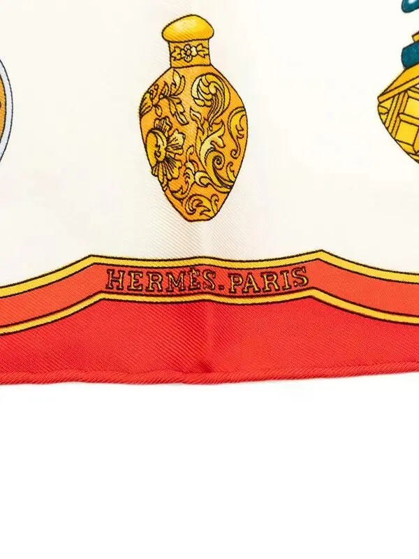 Hermès 1980-2000 Qu Importe Le Flacon Silk Handkerchief