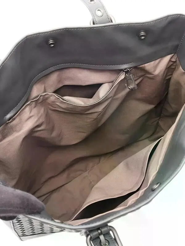 Bottega Veneta Intrecciato Tote Bag - Grey