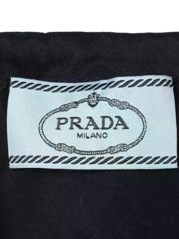 Prada 2010s Frill-trim T-shirt