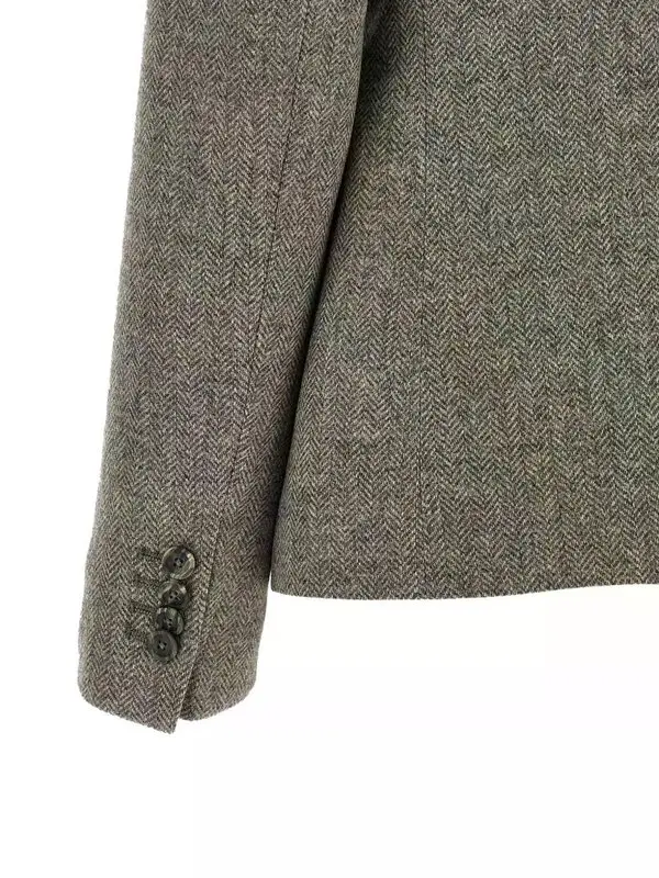 Tagliatore Coreen Herringbone Double-breasted Blazer