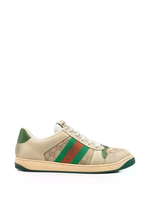 Gucci Screener Gg Supreme Sneakers - Neutrals