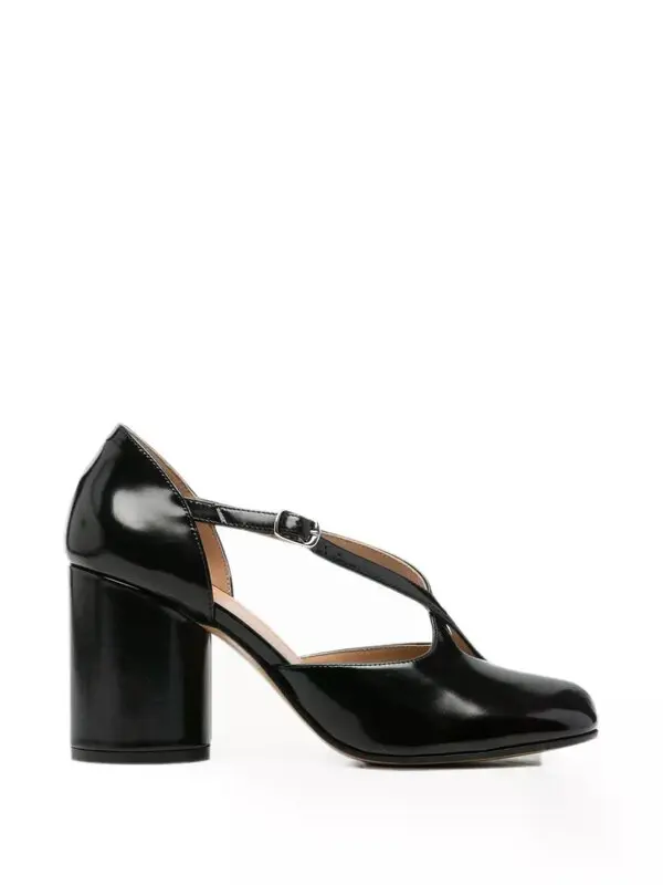 MAISON MARGIELA Tabi Crossover-strap Pumps - Black