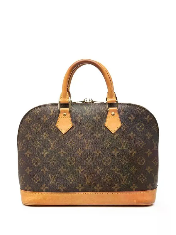 LOUIS VUITTON 2001 Monogram Alma Pm Handbag - Brown