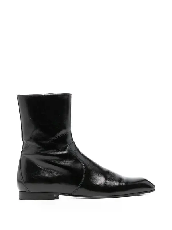 Khaite Colt Side-zip Ankle Boots - Black