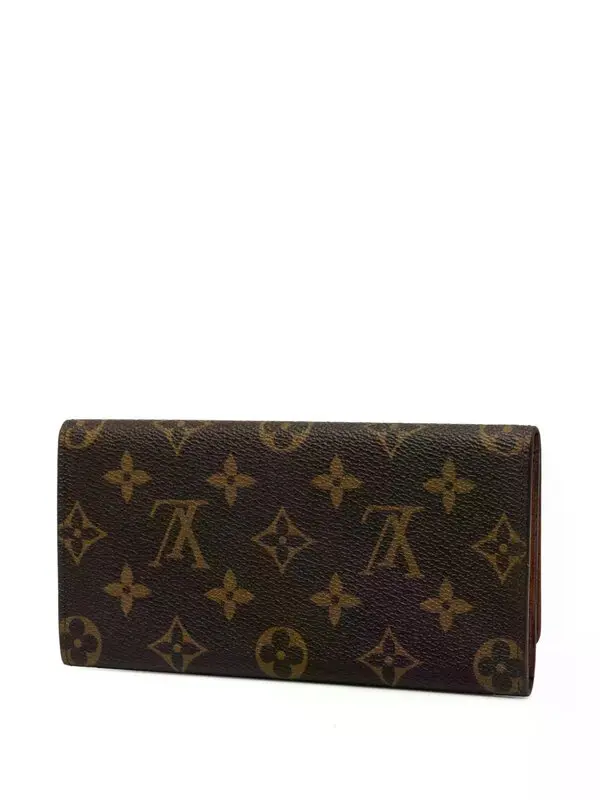 LOUIS VUITTON 1992 Monogram Porte Yen Wallet Long Wallets