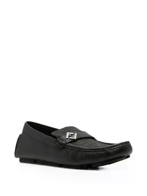 Fendi Ff Squared Loafers