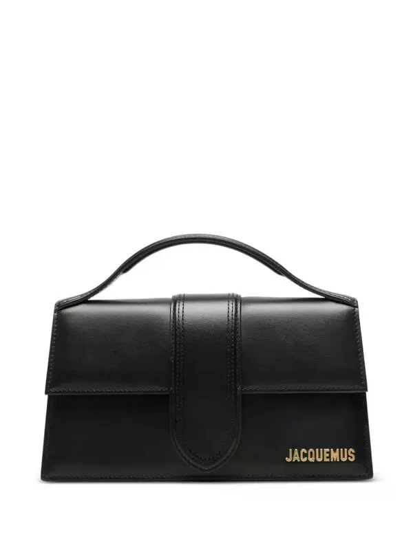 Jacquemus Bambino Leather Tote Bag - Black