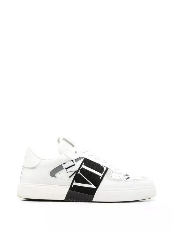 Valentino Garavani Logo-detail Lace-up Sneakers - White