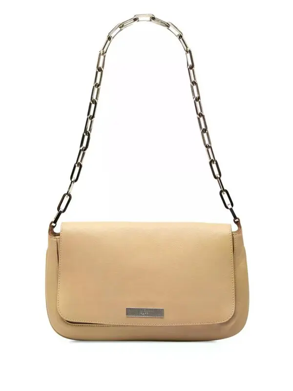 Gucci 2000-2015 Calfskin Chain Shoulder Bag - Neutrals