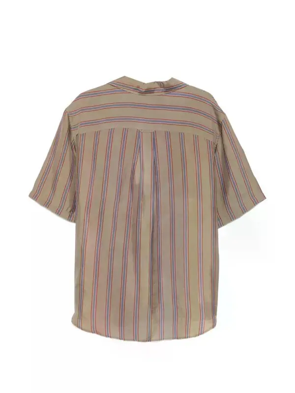 Saint Laurent Striped-pattern Chest-pocket Shirt
