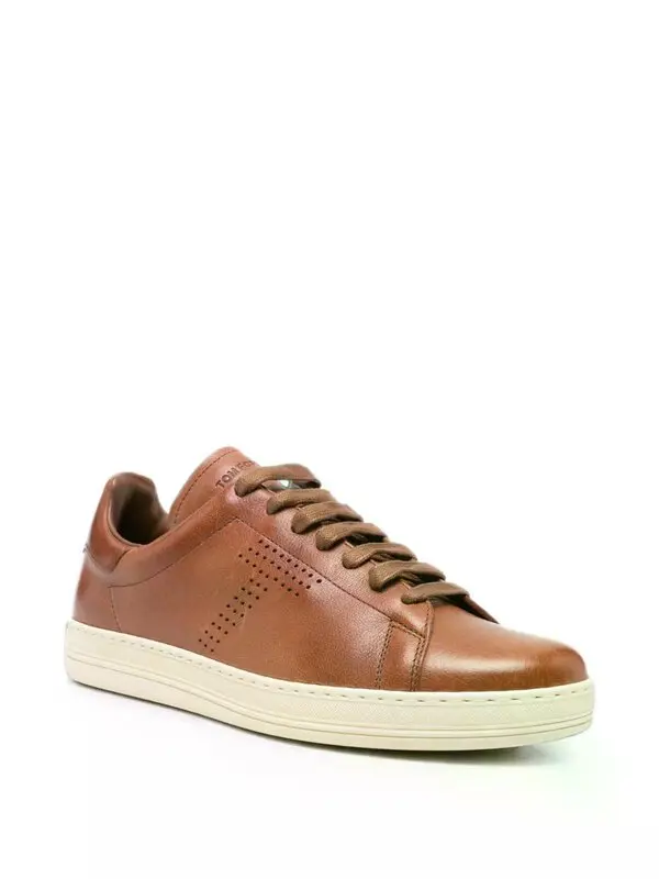 TOM FORD Perforated-logo Sneakers