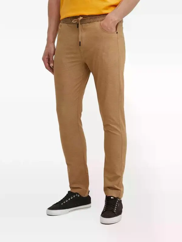 PICTURE ORGANIC CLOTHING Crusy Drawstring-waist Slim-fit Trousers - Neutrals