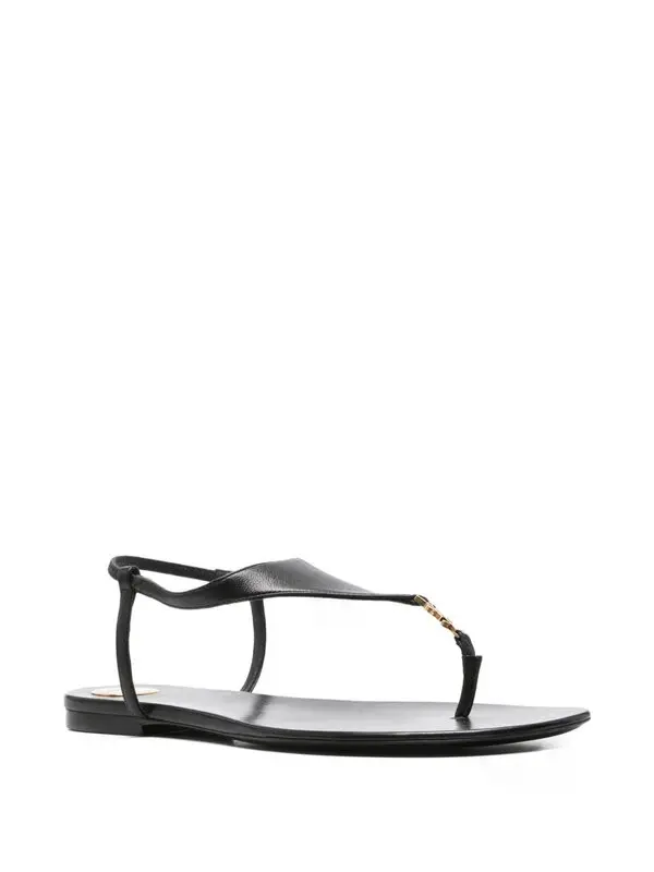 Saint Laurent Cassandra Flat Sandals