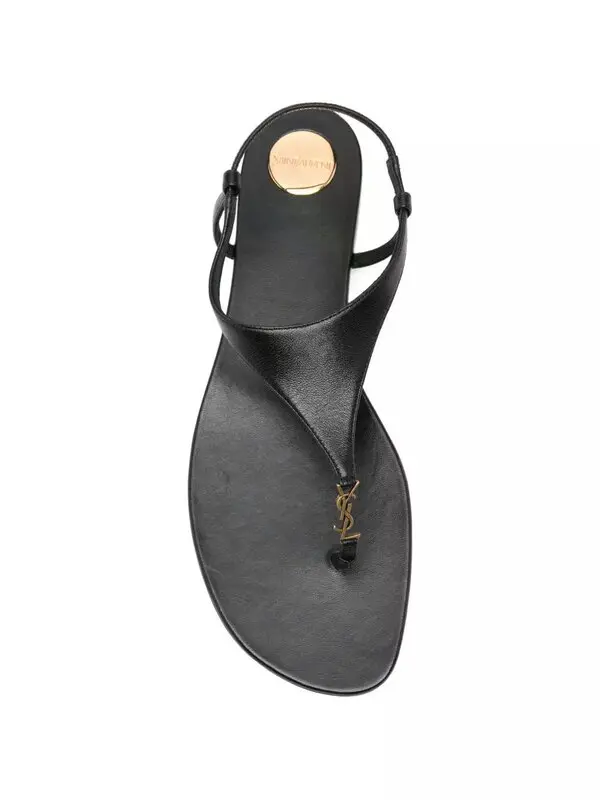Saint Laurent Cassandra Flat Sandals