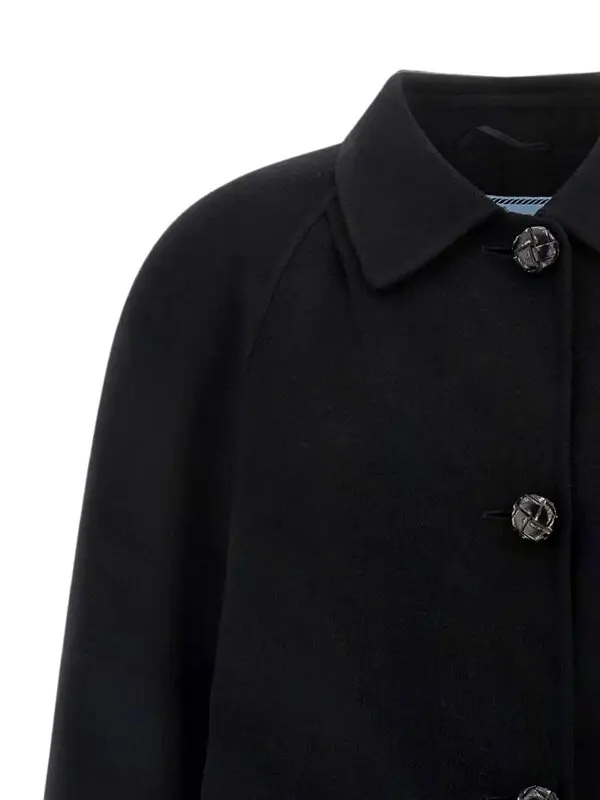 Prada Single-breasted Cashmere And Wool Coat
