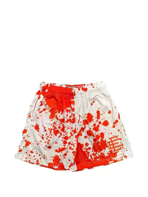 ERIC EMANUEL Paint-spill Basic Shorts - White