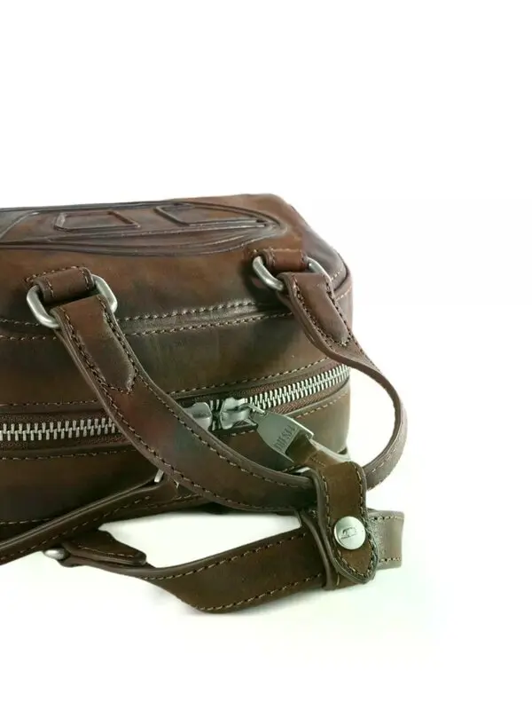 DIESEL® Oval D Leather Shoulder Bag